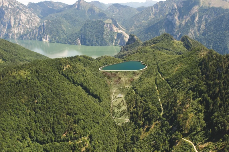 Aktueller Baufortschritt des Pumpspeicherkraftwerks Ebensee